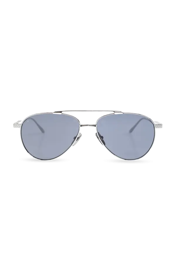 LEISURE SOCIETY Lucienne Aviator Sunglasses - Silver