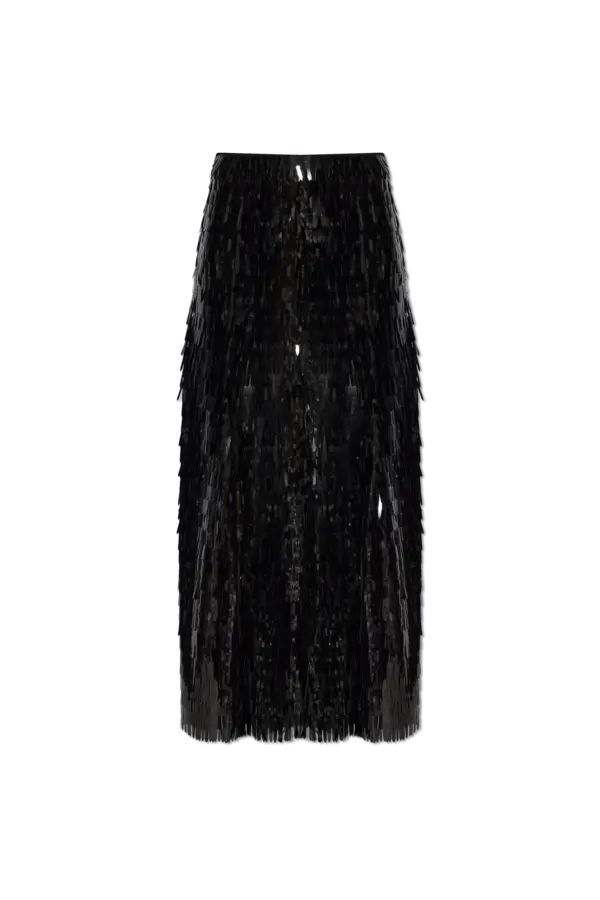 SELF-PORTRAIT Sequin Embellished Midi Skirt