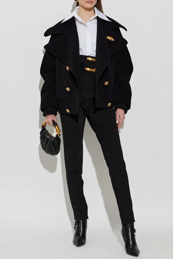 Balmain Trousers With Decorative Belt