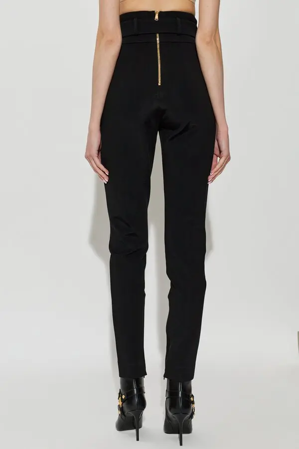 Balmain Trousers With Decorative Belt