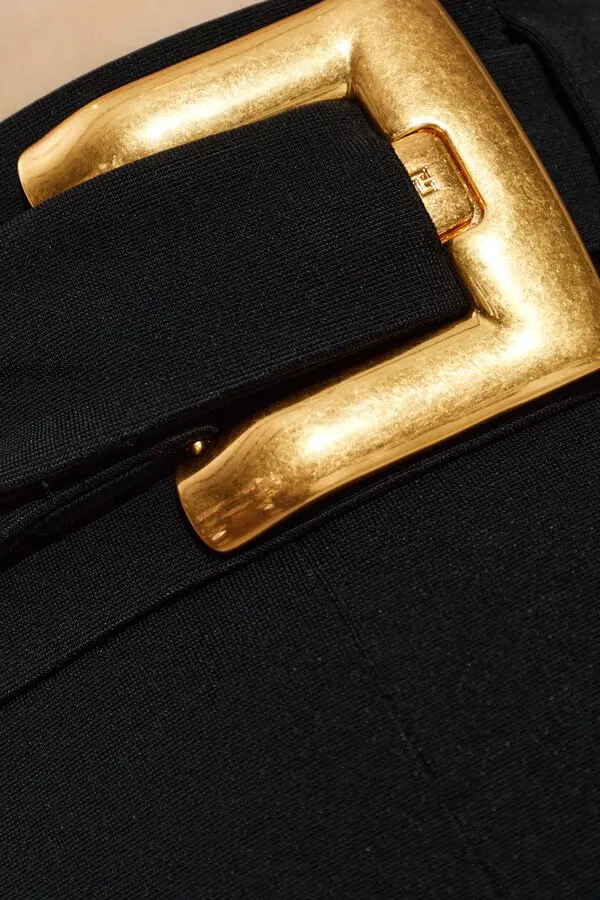 Balmain Trousers With Decorative Belt