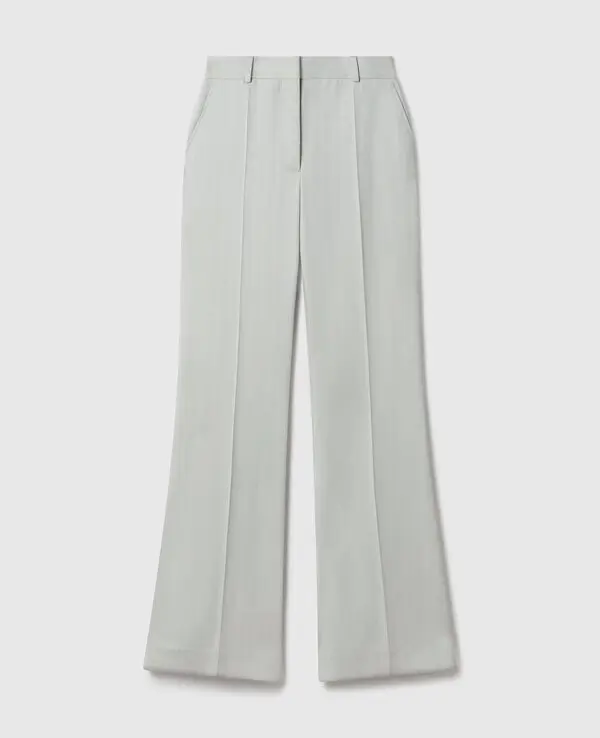 Stella McCartney Mid-rise Bootcut Trousers - Sage