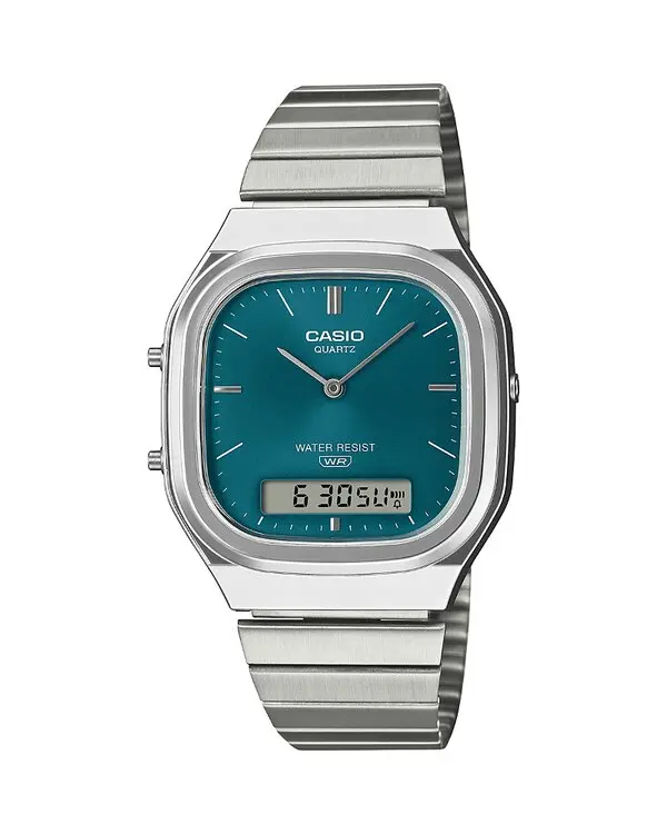 G-Shock Vintage Watch, 40.9mm X 35.8mm - Blue/silver