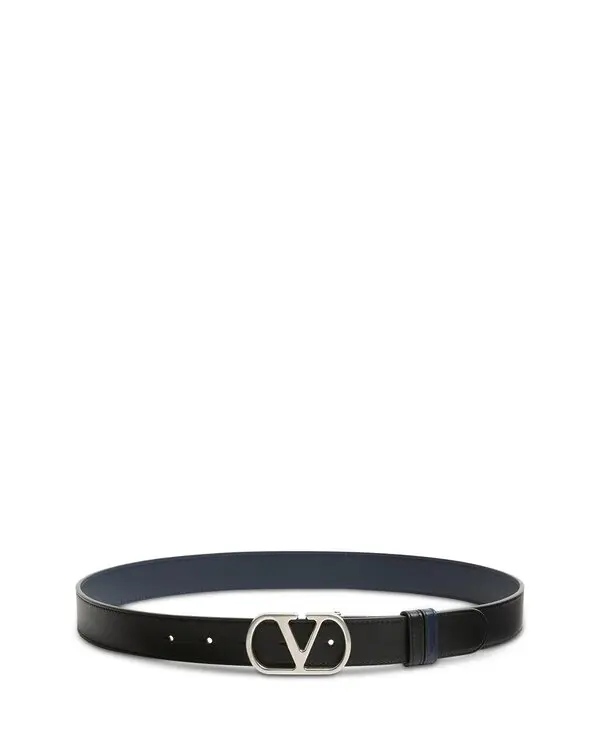 Valentino Garavani Reversible Leather Monogram Belt