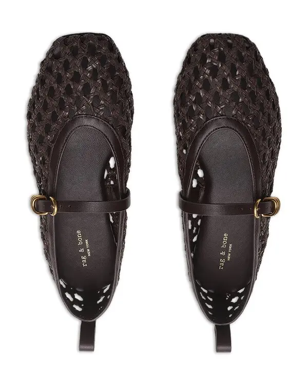 Rag & Bone Spire Woven Mary Janes