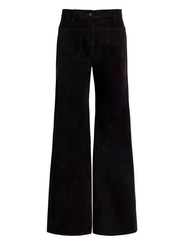 NILI LOTAN Florence Flared Trousers - Black