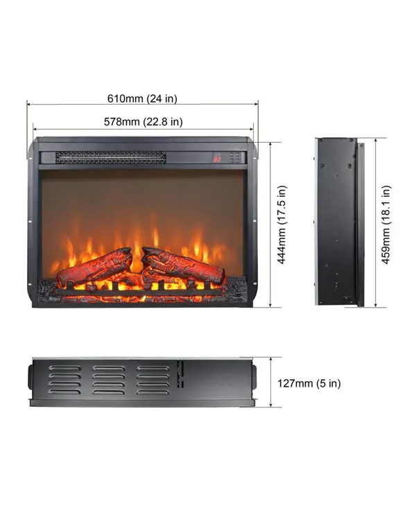 FLYNAMA 23 Inch Electric Fireplace Insert