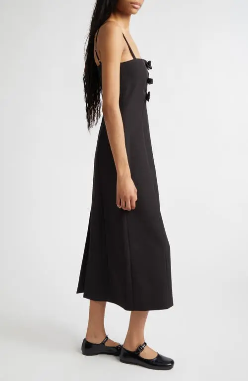 Sandy Liang Sen Bow Cutout Column Dress