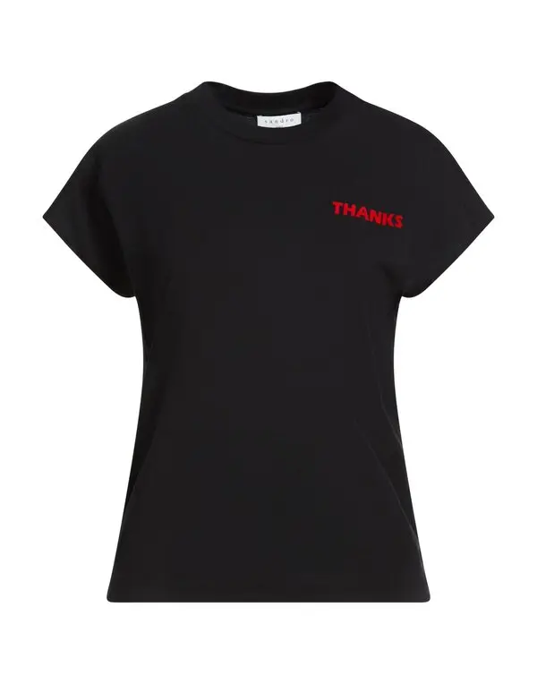 Sandro Cotton Printed T-shirt
