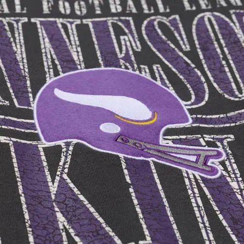 Mitchell & Ness Minnesota Vikings Downtown Crew Vintage Logo Sweatshirt