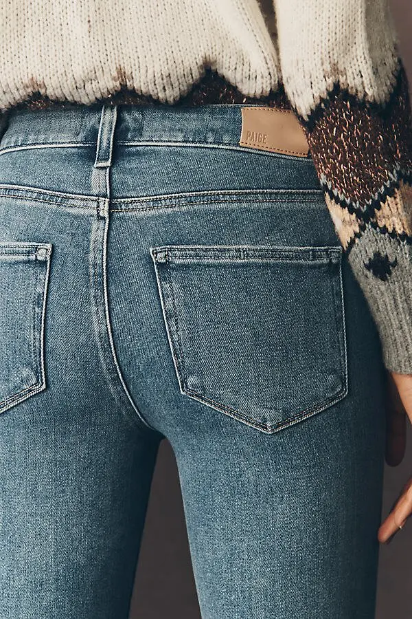 Paige Petite High-rise Manhattan Bootcut Jeans