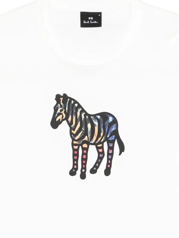 Paul Smith Zebra Organic Cotton T-shirt