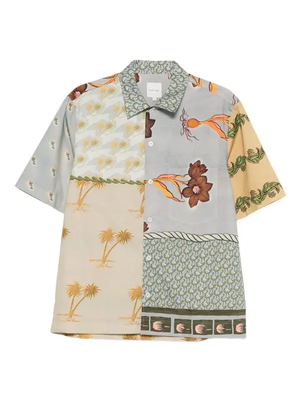 Paul Smith Printed Cotton Shirt - Multi