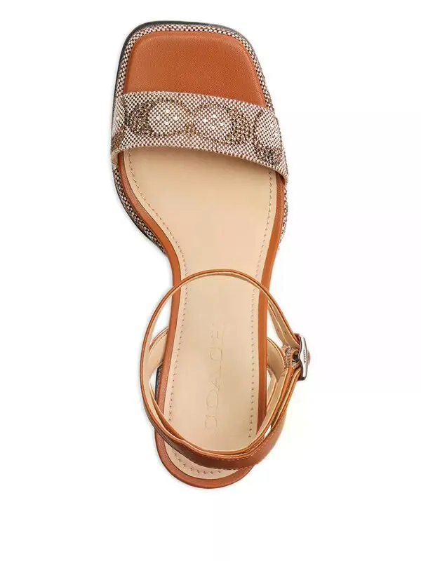 COACH Logo-patterned Platform Sandals