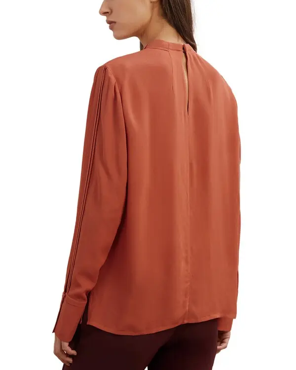 REISS Marta Draped Blouse