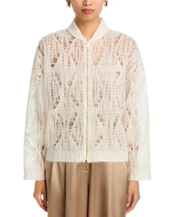 Fabiana Filippi Bomber Cardigan Sweater