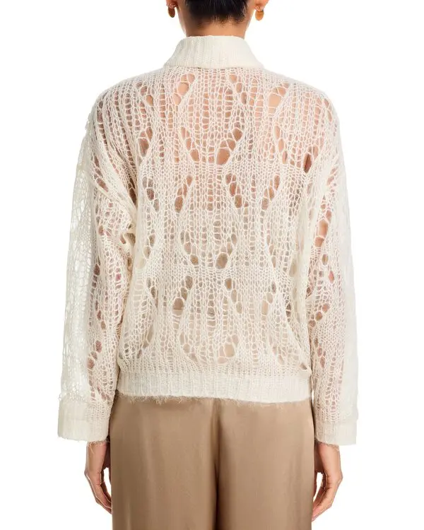 Fabiana Filippi Bomber Cardigan Sweater