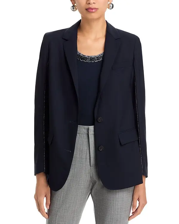 Fabiana Filippi Embellished Blazer - Blu Note
