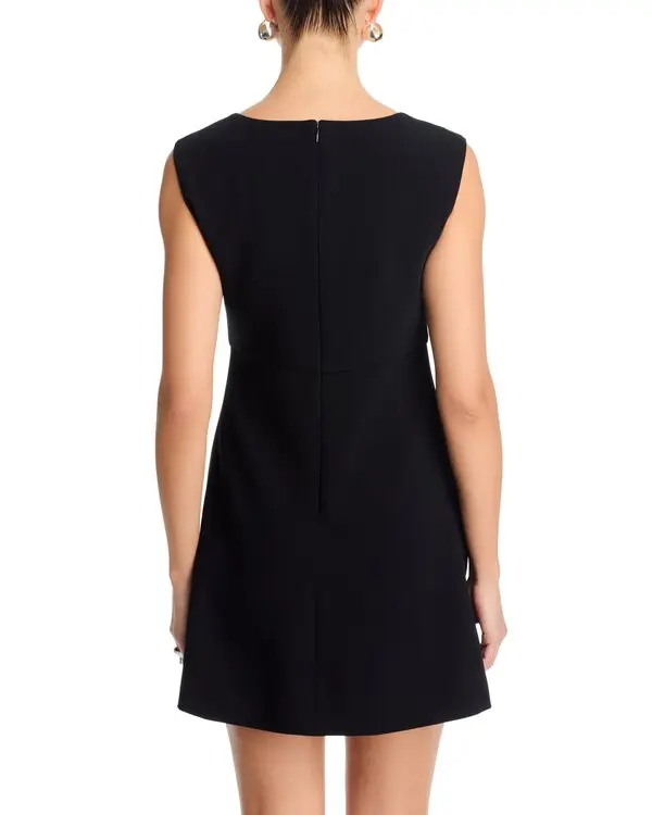 Cinq À Sept Jo Bow Dress - Black/ivory