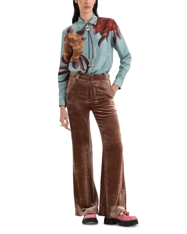 La DoubleJ Slit Pants - Solid