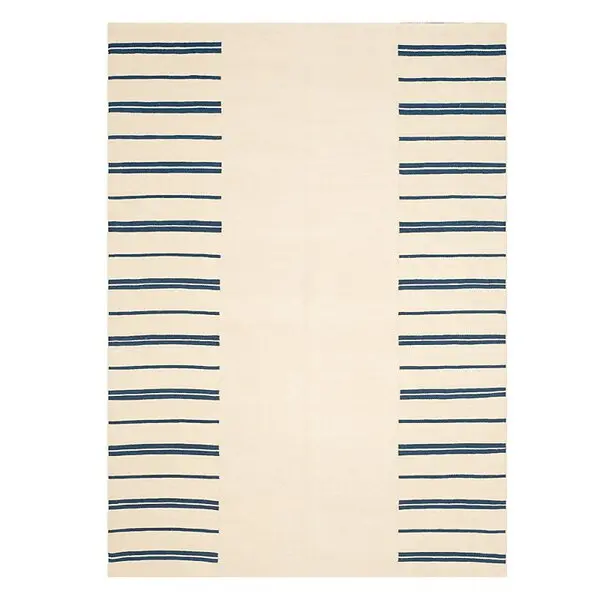 DALYN RUG COMPANY Ralph Lauren Sagaponeck Stripe Patch Collection Area Rug, 4' X 6 - Pacific