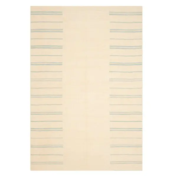 DALYN RUG COMPANY Ralph Lauren Sagaponeck Stripe Patch Collection Area Rug, 4' X 6 - Sky