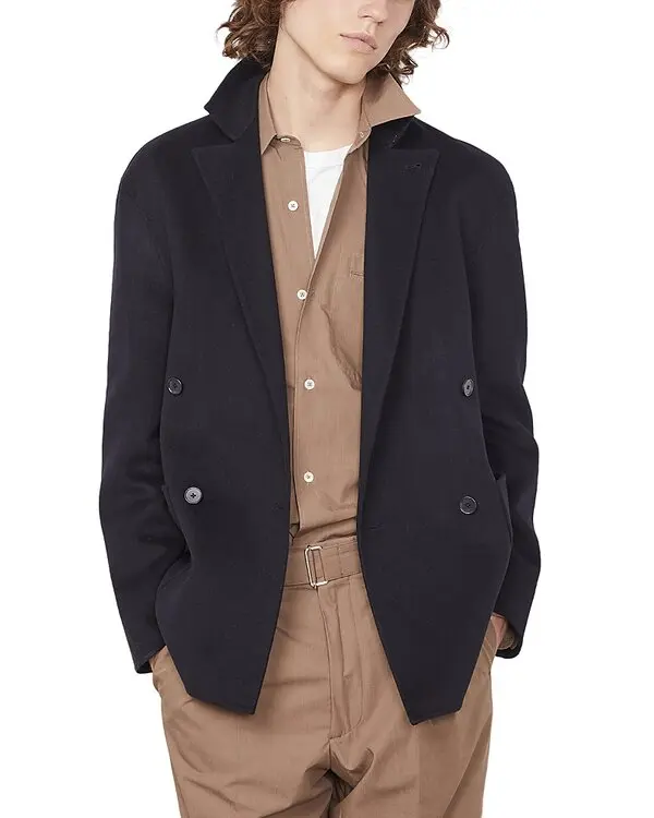 Officine Générale Maxwell Double Breasted Wool Coat