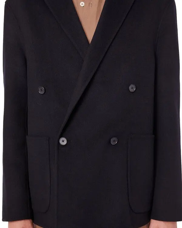 Officine Générale Maxwell Double Breasted Wool Coat