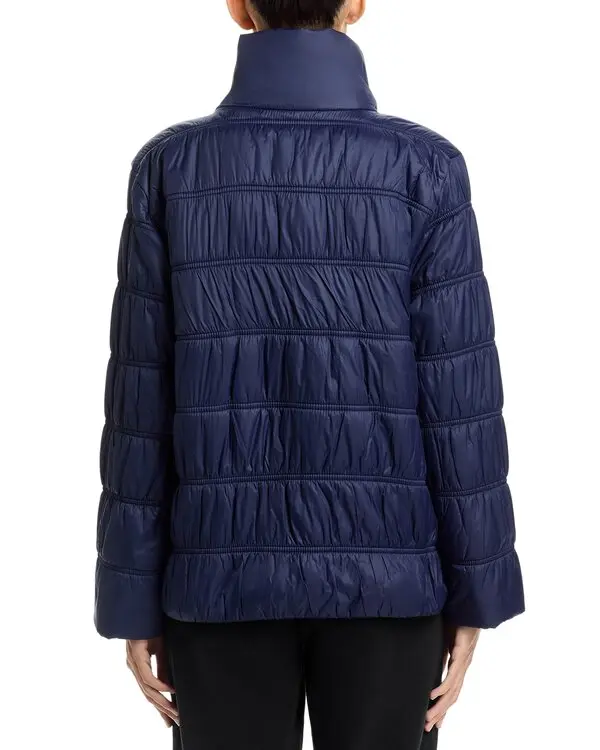Eileen Fisher High Collar Puffer Coat