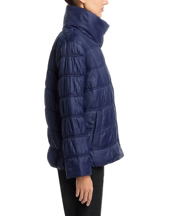 Eileen Fisher High Collar Puffer Coat