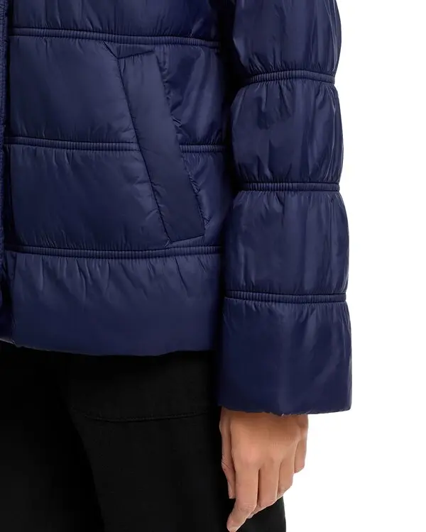 Eileen Fisher High Collar Puffer Coat