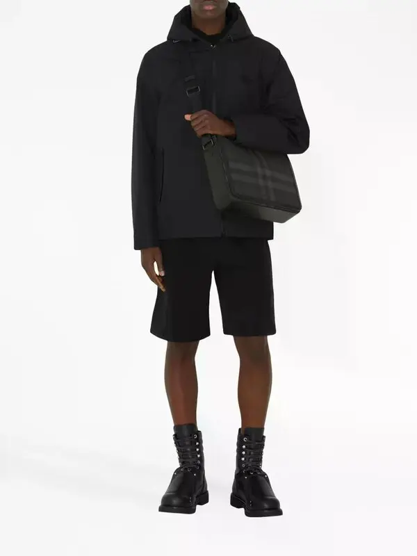 Burberry Check Pattern Messenger Bag