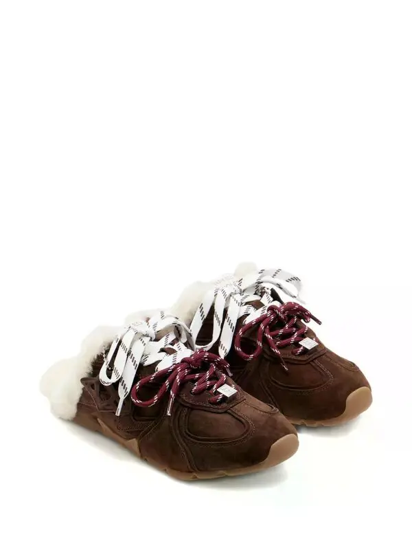 NAKED WOLFE Adorn Lace-up Sneakers - Brown