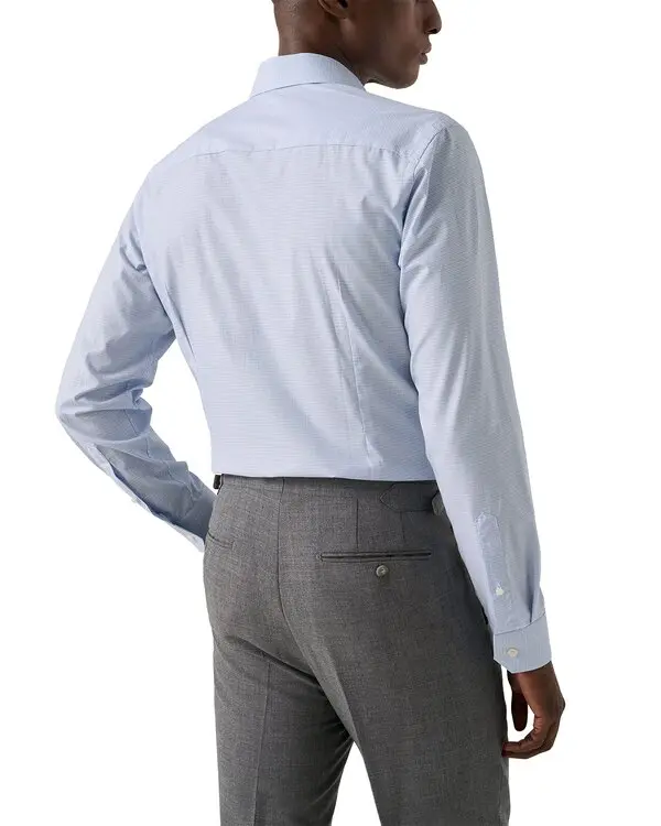 Eton Slim Fit Button Front Twill Shirt
