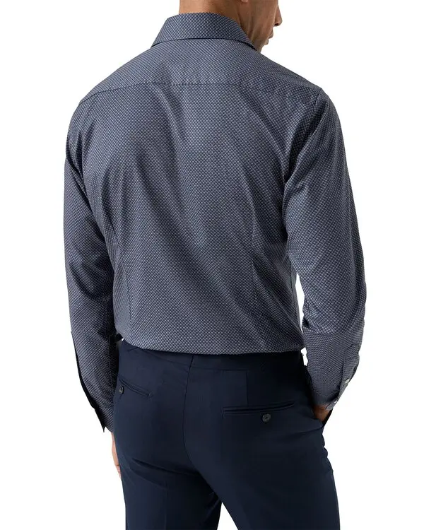 Eton Slim Fit Button Front Twill Shirt