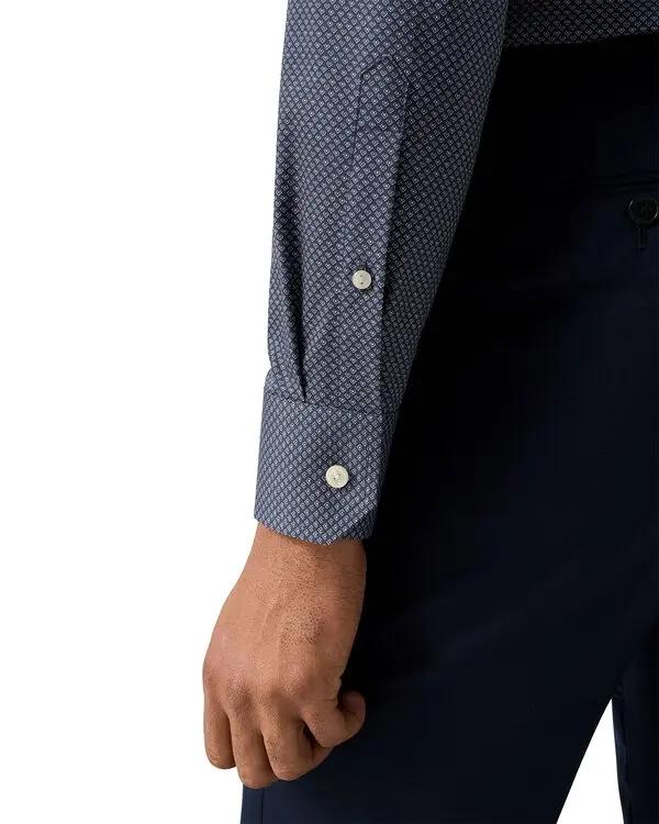 Eton Slim Fit Button Front Twill Shirt