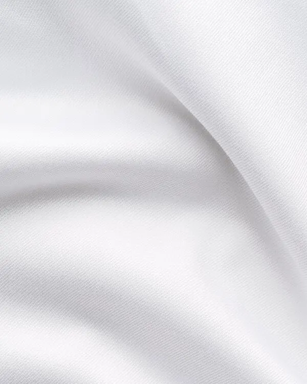 Eton Signature Twill Solid Slim Fit Dress Shirt With Floral Detail