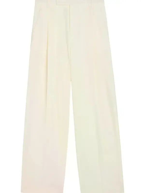 Maria Mcmanus Pleated-front Wide Leg Trousers