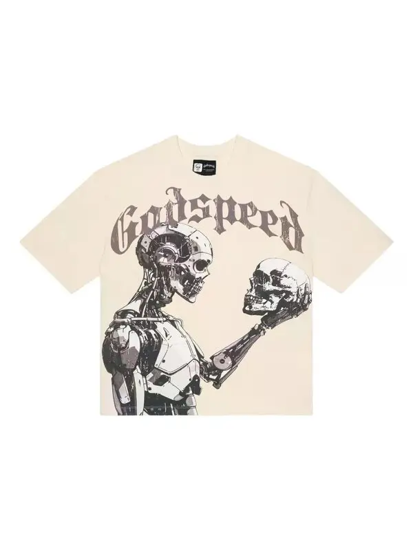 GODSPEED Mankind Vs Ai Iii Crew-neck T-shirt - Neutrals