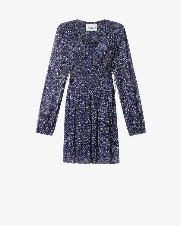 ETOILE Marant Étoile Loriena Printed Dress - Midnight