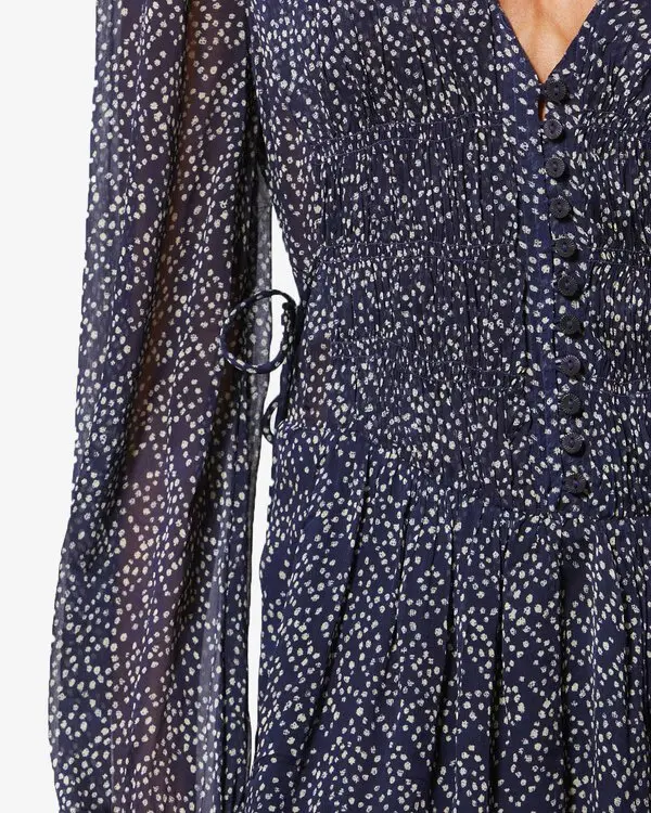 ETOILE Marant Étoile Loriena Printed Dress - Midnight