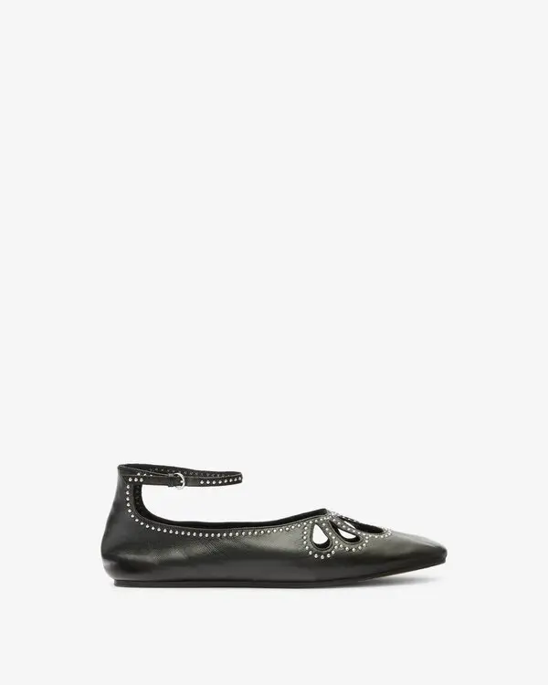 Isabel Marant Étoile Bloris Ballet Flats - Black/silver
