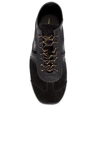 Dries Van Noten Suede Lace-up Sneakers - Black