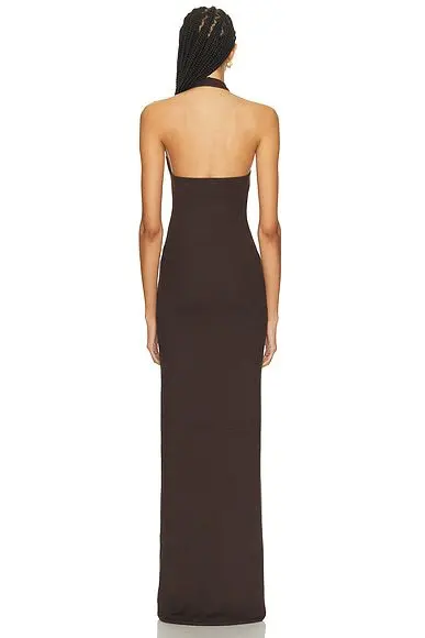 Eterne Halter Maxi Dress