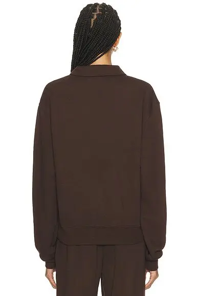 Eterne Zip-up Polo Sweatshirt