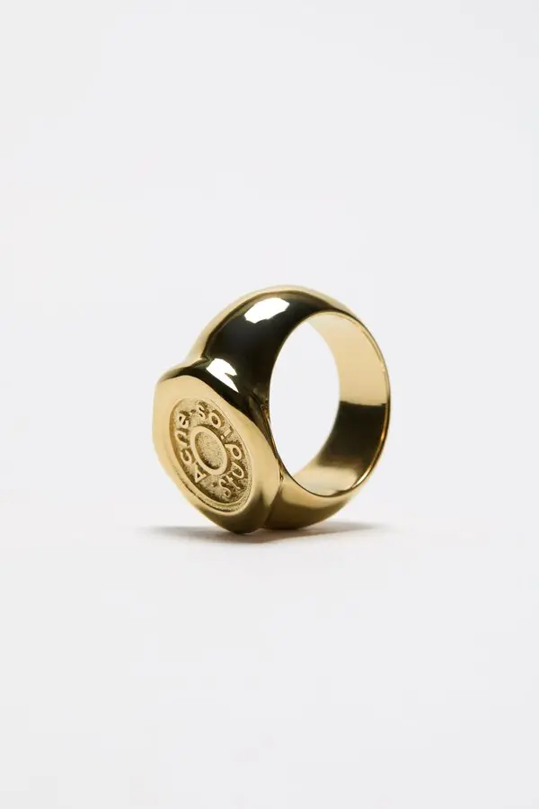 Acne Studios Logo Stamp Ring