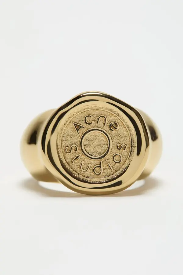 Acne Studios Logo Stamp Ring