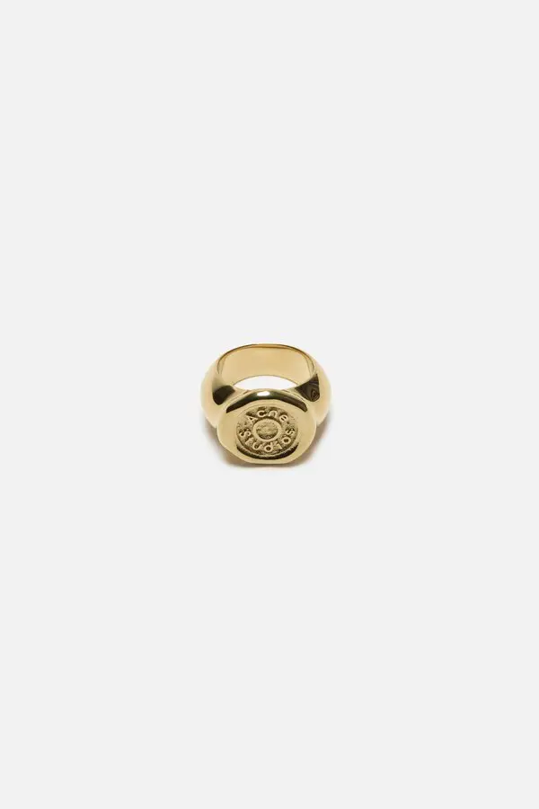 Acne Studios Logo Stamp Ring
