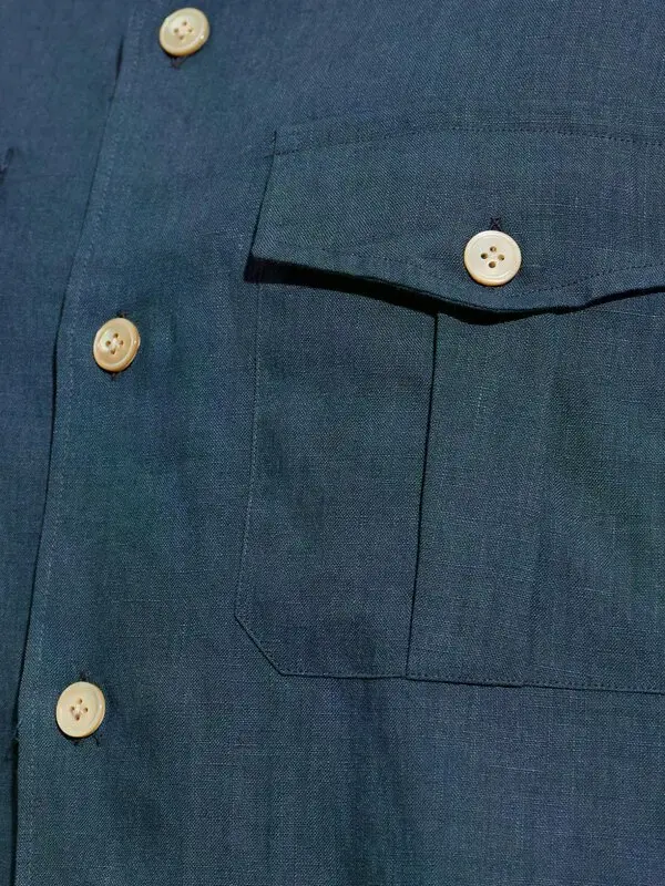 Eleventy Pocket Button Shirt