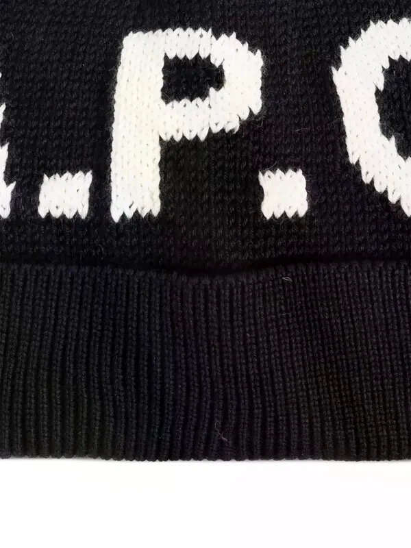 A.p.c. Lettering Knitted Beanie